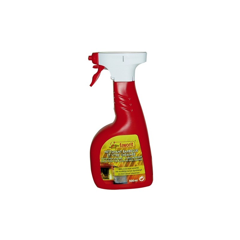 SPRAY NETTOIYANT VITRE D INSERT CHEMINEE ET BARBECUE 500ML - Central Plus